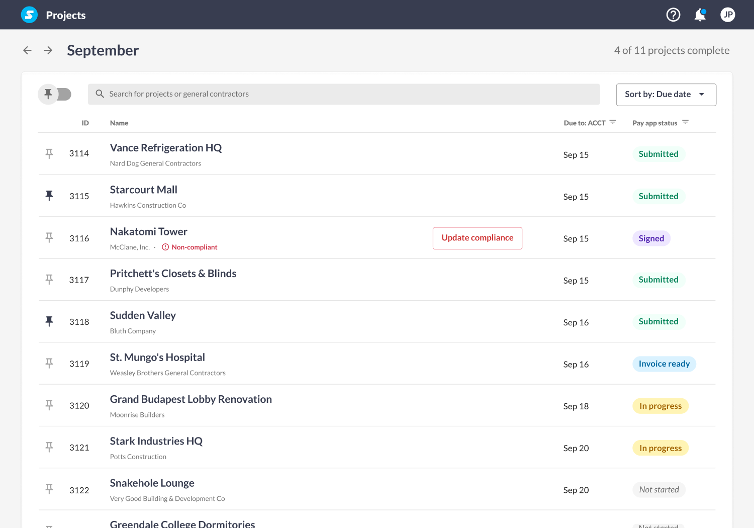Siteline — Billing for contractors